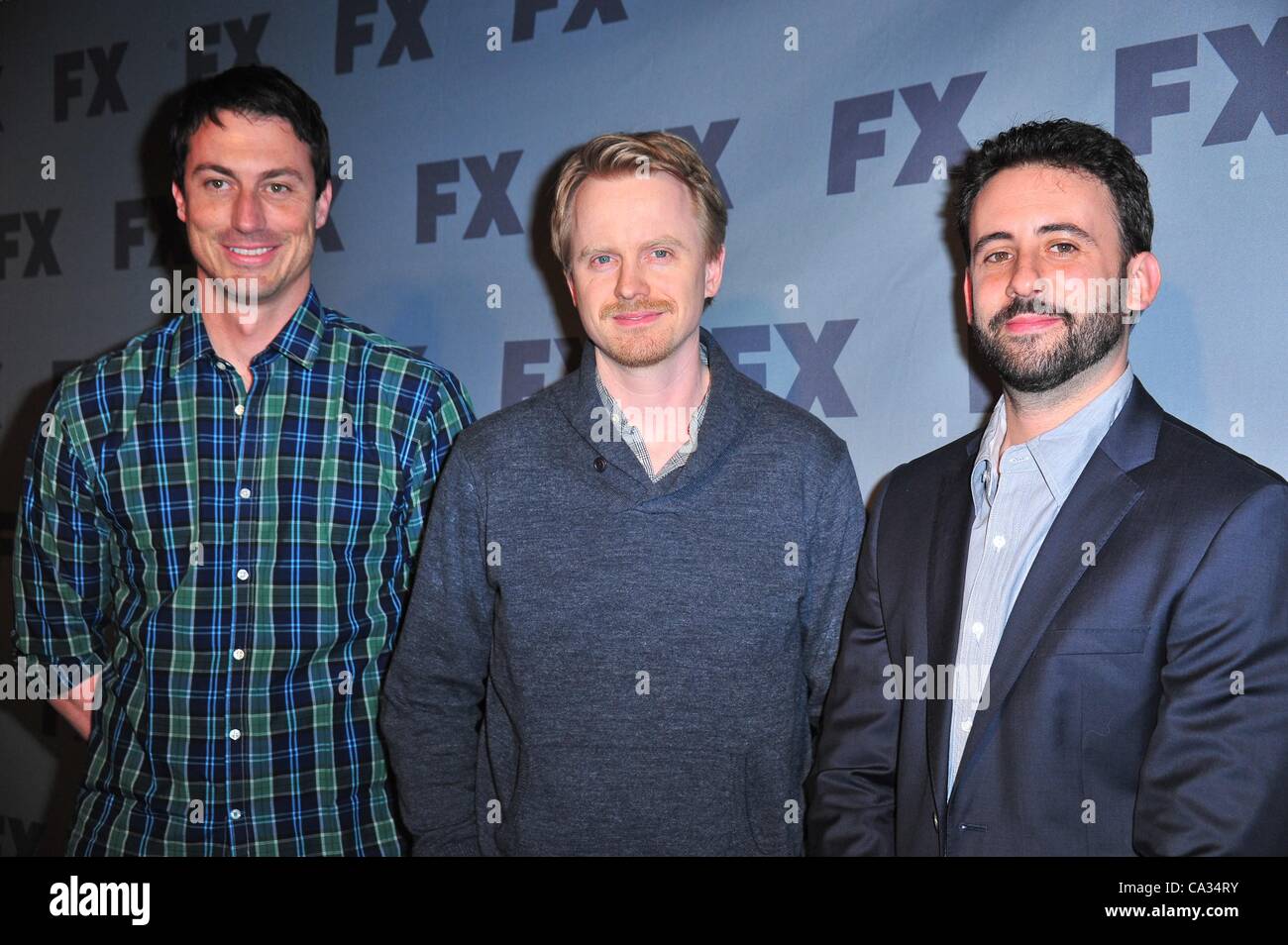 Rob Rosell, David Hornsby, Scott Marder in attendance for FX Ad Sales ...