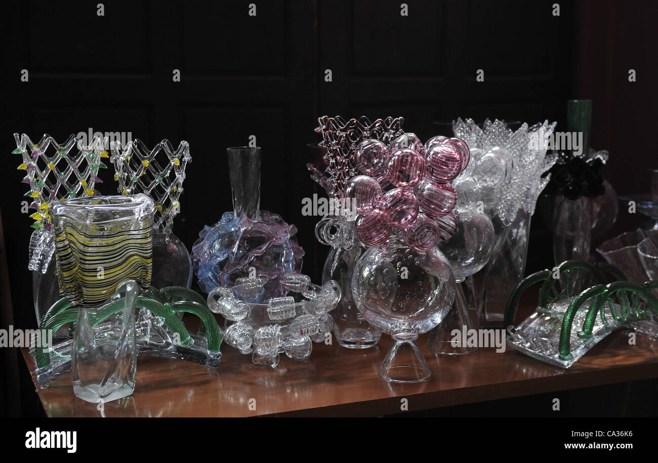 Czech architect and designer Borek Sipek ceremonially opened new glass ...
