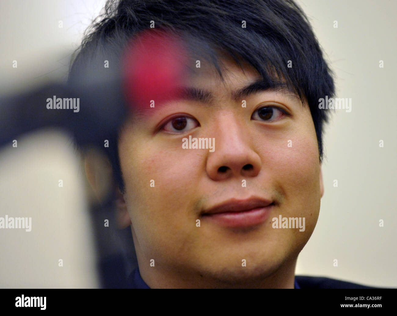 Chinese pianist Lang Lang speaks to journalists ahead of his ...