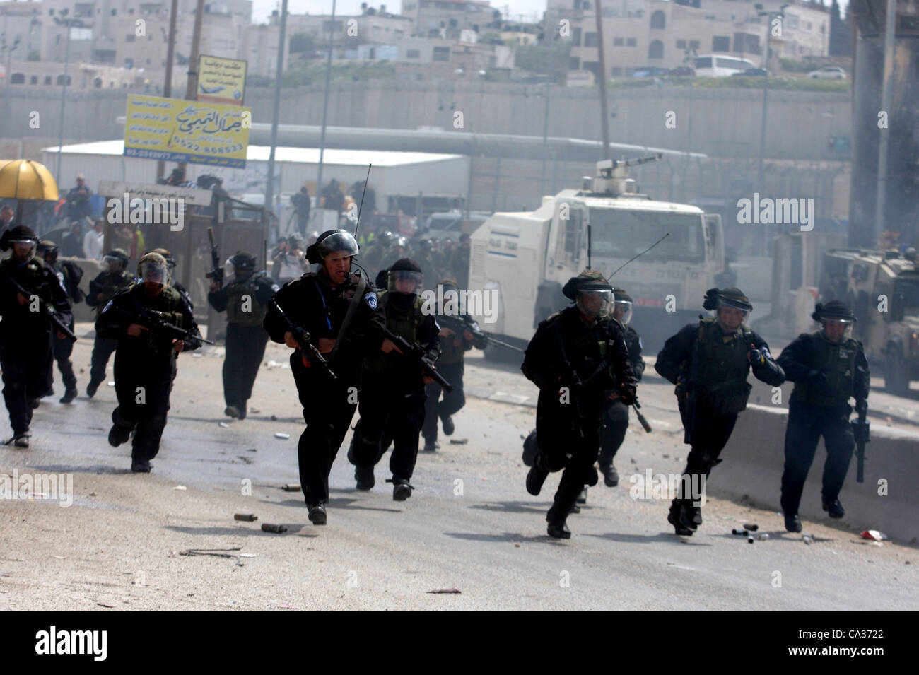 March 31, 2012 - Ramallah, West Bank, Palestinian Territory - Israeli ...