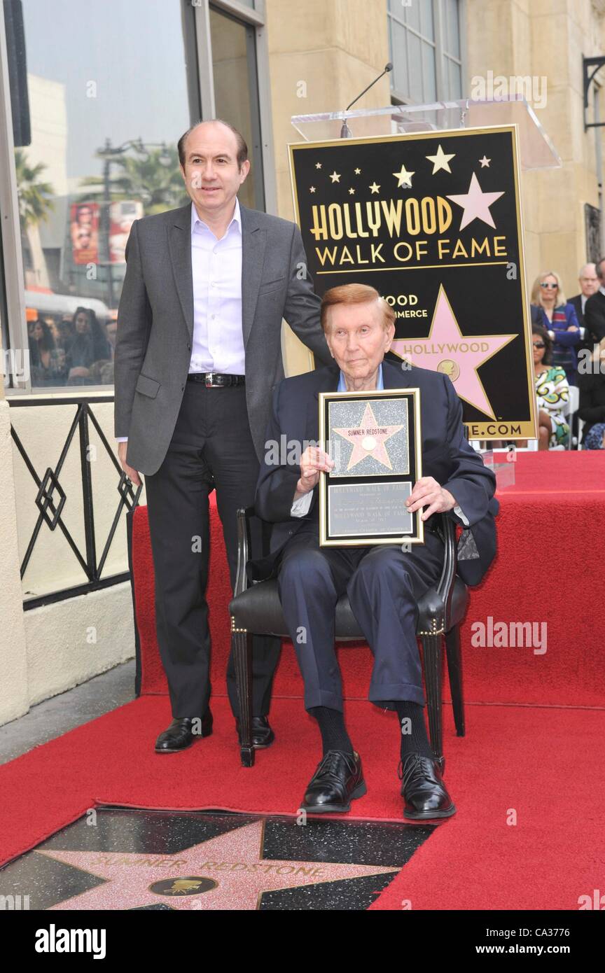 Summer Redstone, Philippe Dauman at the induction ceremony for Star on ...