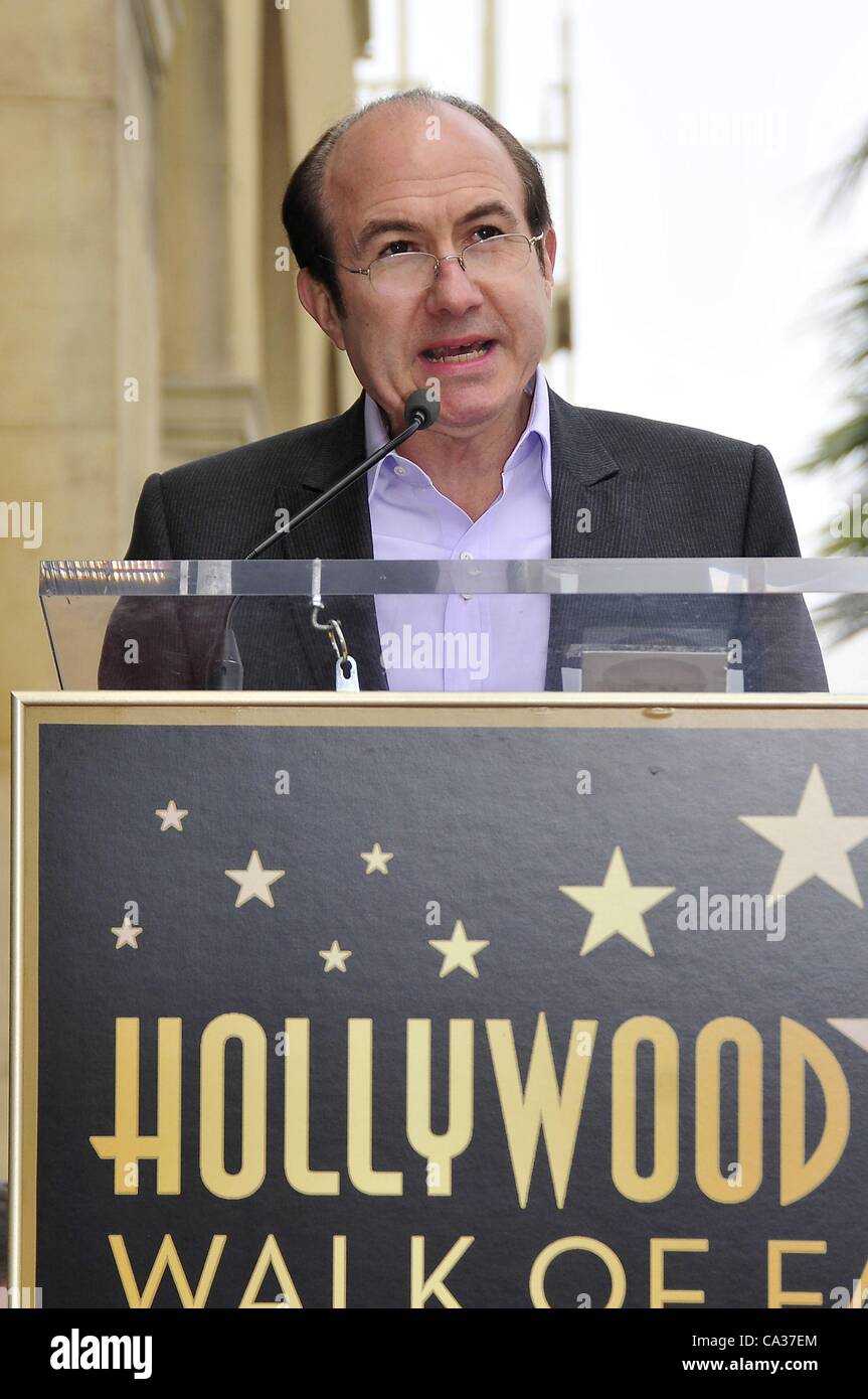Philippe Dauman at the induction ceremony for Star on the Hollywood ...