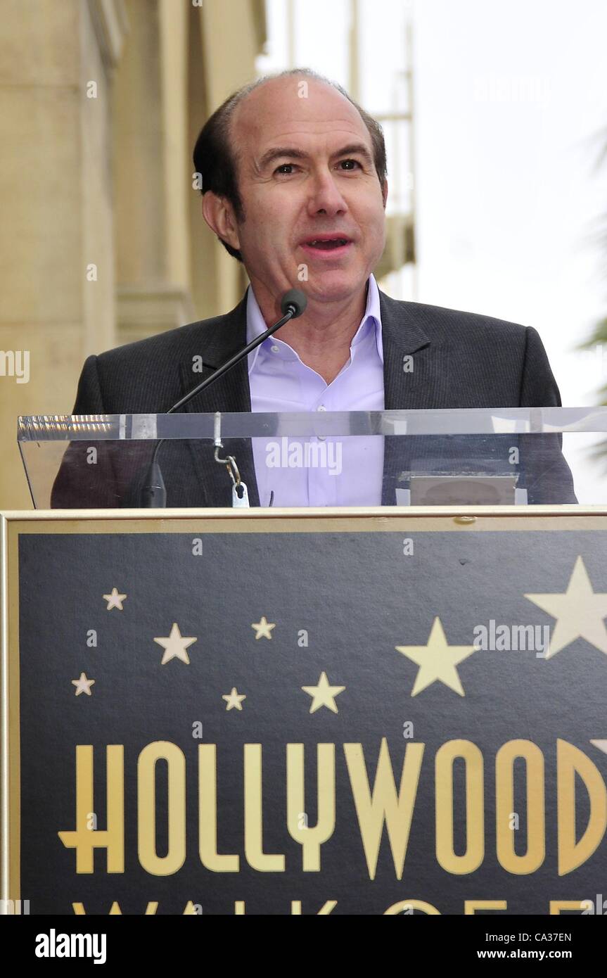 Philippe Dauman at the induction ceremony for Star on the Hollywood ...