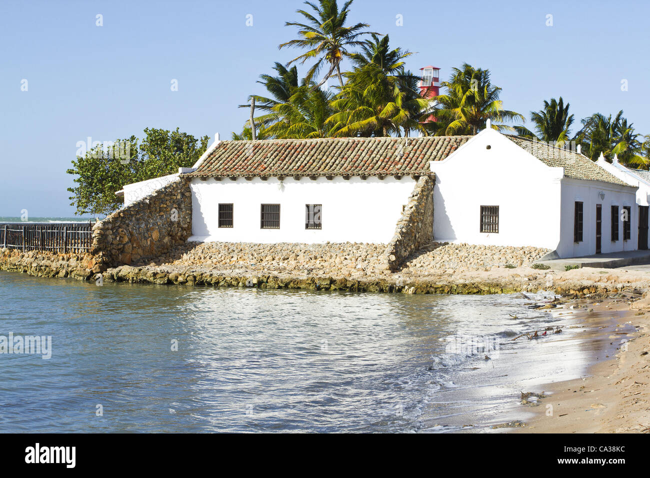 May 18, 2012 - Falcon, Falcon, Venezuela - Colonial building in Adicora ...