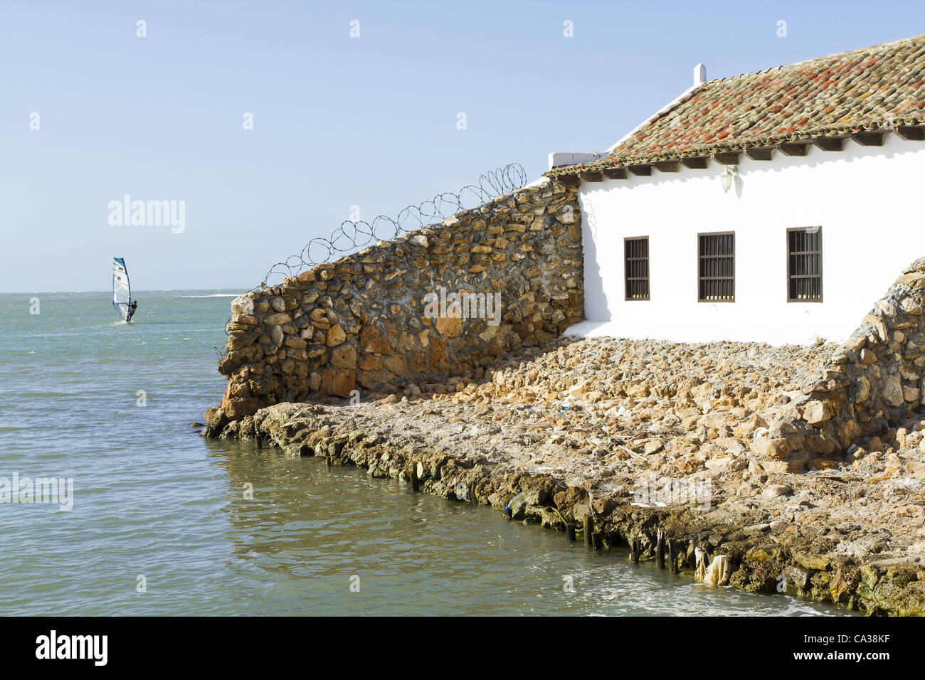 May 18, 2012 - Falcon, Falcon, Venezuela - Colonial building in Adicora ...