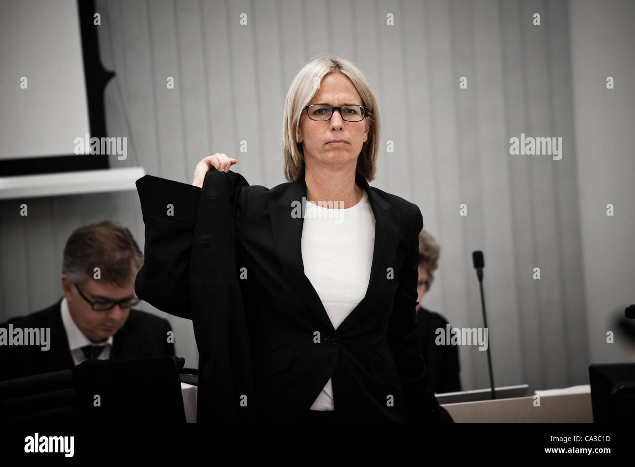 May 31, 2012 - Oslo, Norway: Prosecutor Inga Bejer Engh in the court ...