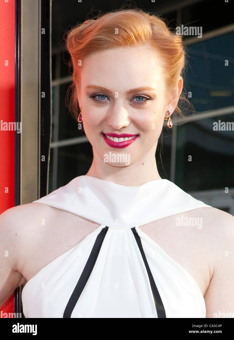 Deborah Ann Woll at arrivals for TRUE BLOOD Season 5 Premiere, Cinerama ...