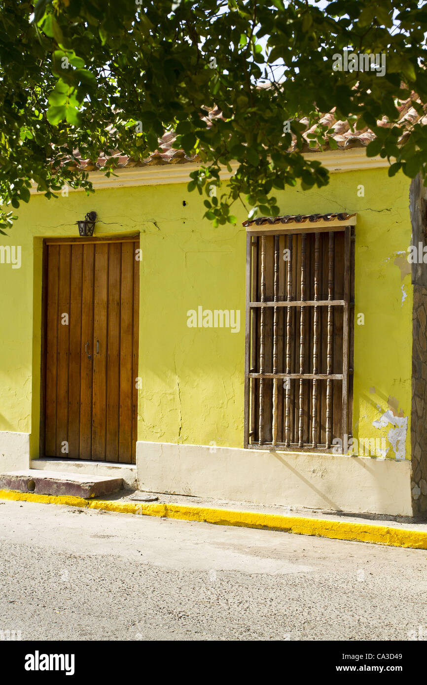 May 18, 2012 - La Vela De Coro, Falcon, Venezuela - Colonial house in ...