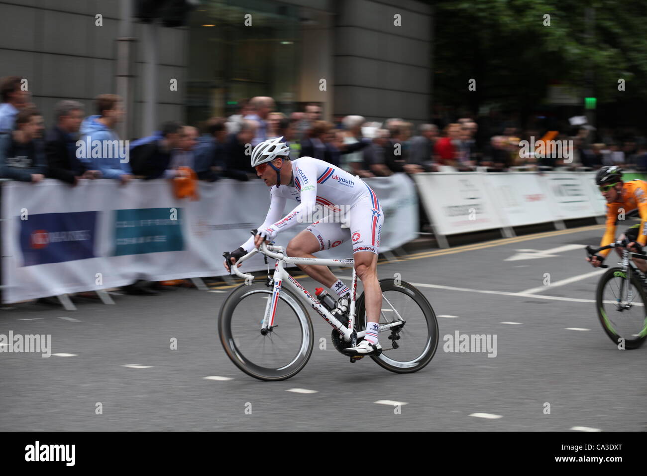 Magnus Backstedt (Sweden) of Team UK Youth approaches a corner - Stage ...