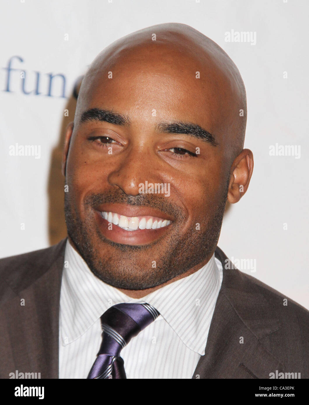 31st May 2012. New York, USA. TIKI BARBER attends the The Fresh Air ...