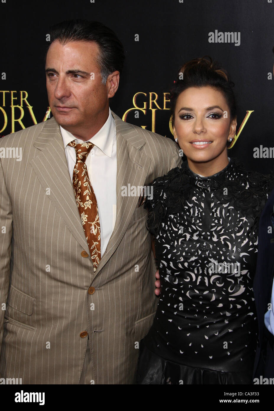 ANDY GARCIA & EVA LONGORIA FOR GREATER GLORY. LOS ANGELES PREMIERE ...