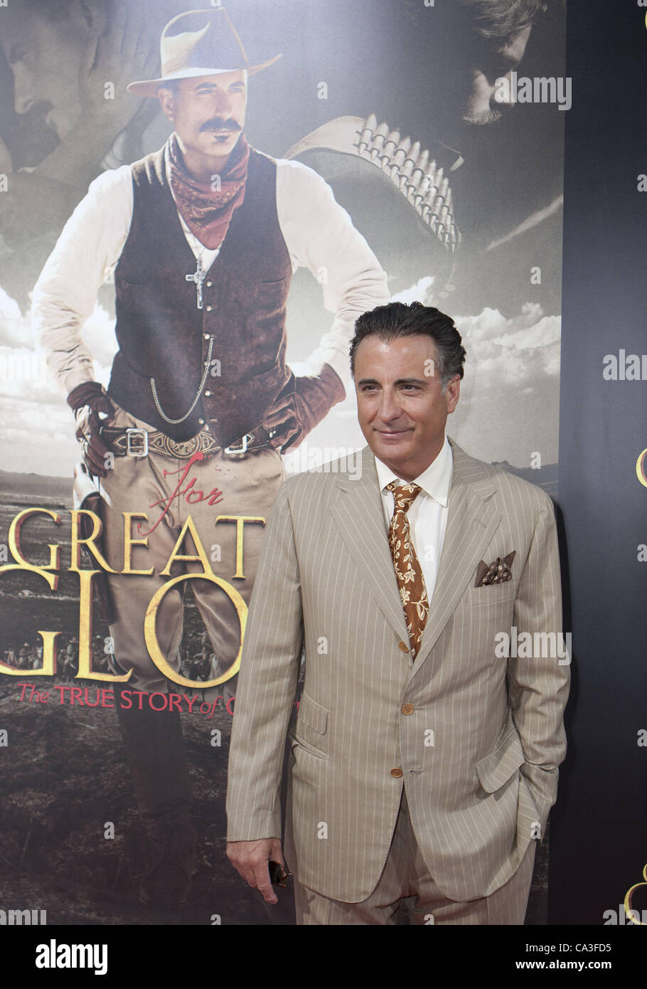 May 31, 2012 - Los Angeles, California, USA - Andy Garcia at the red ...