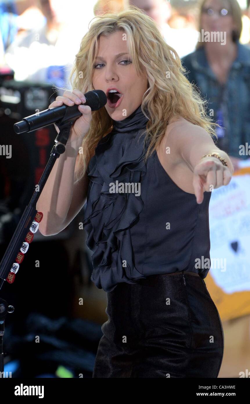 Kimberly Perry on stage for NBC Today Show Summer Concert Series with ...