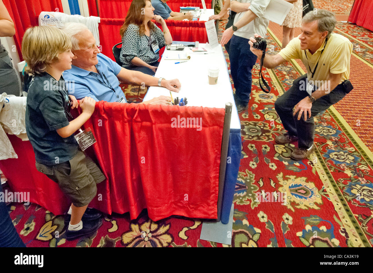June 1, 2012 - Tucson, Arizona, U.S - ASHTON COLLINS IV poses with BUZZ ...