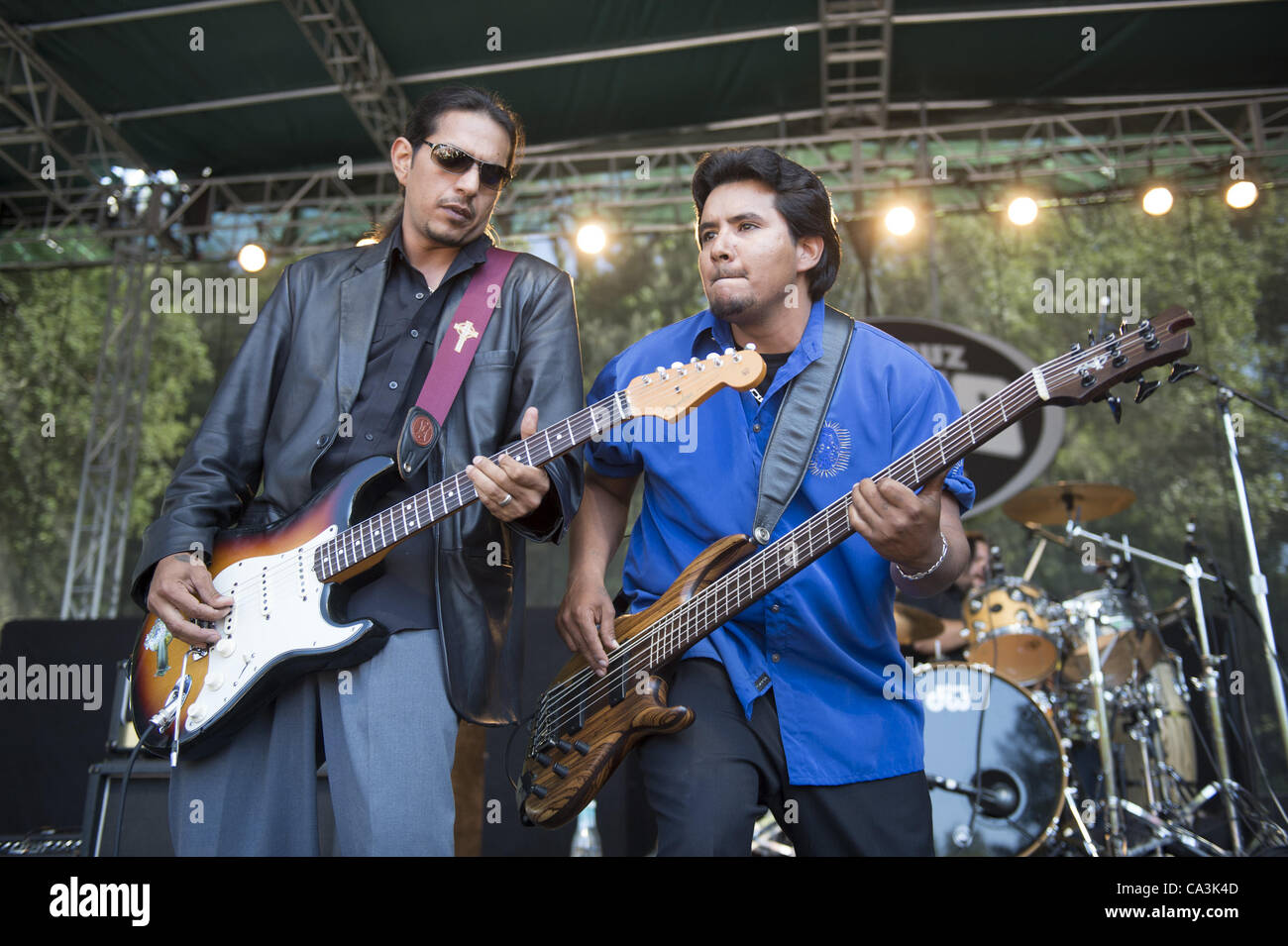May 27, 2012 - Aptos, CA, USA - Guitarists HENRY GARZA and bassist JOJO ...