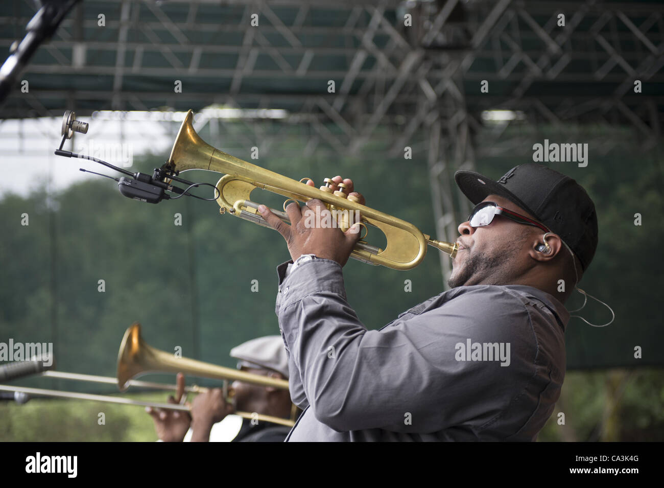 May 26, 2012 - Aptos, CA, USA - ANDREW BAHAM of the band BIG SAM'S ...