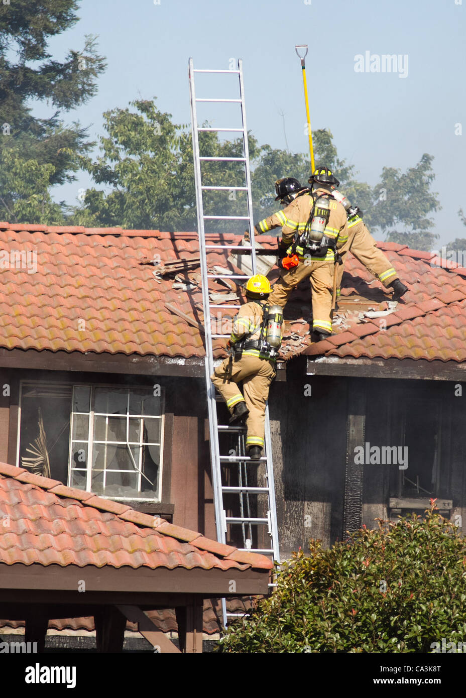 June 1, 2012 - Modesto, CA, USA - Modesto Fire Department responded to ...