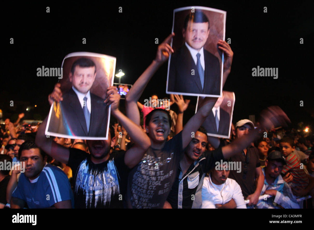 Amman, Jordan - Jordanians take part ceremony ''Independence Day'' of ...