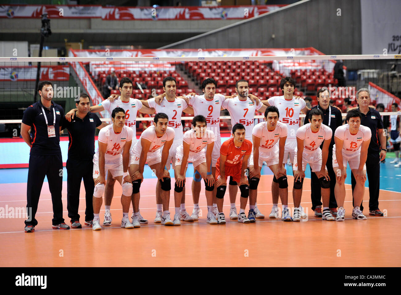Iran Men's Volleyball Team Group (IRI), JUNE 1, 2012 - Volleyball ...