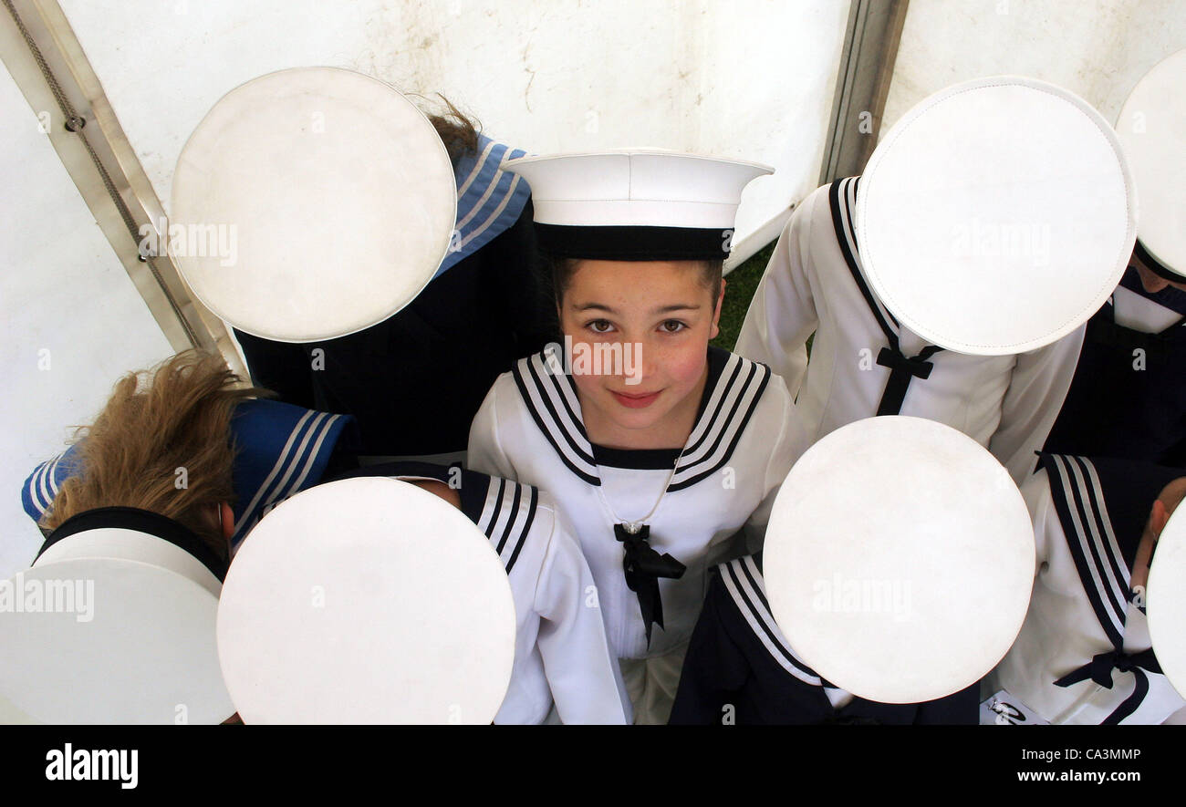 Shotts Highland Games. Shotts Scotland UK 2/05/12. Sarah Adamson aged 9 ...
