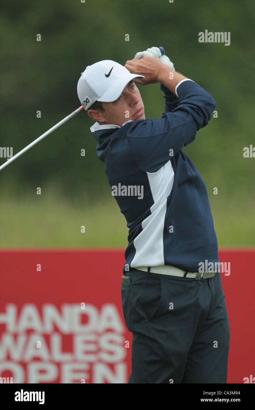 02.06.2012 Newport Wales. Daniel Denison (ENG) in action on Day 3 of ...