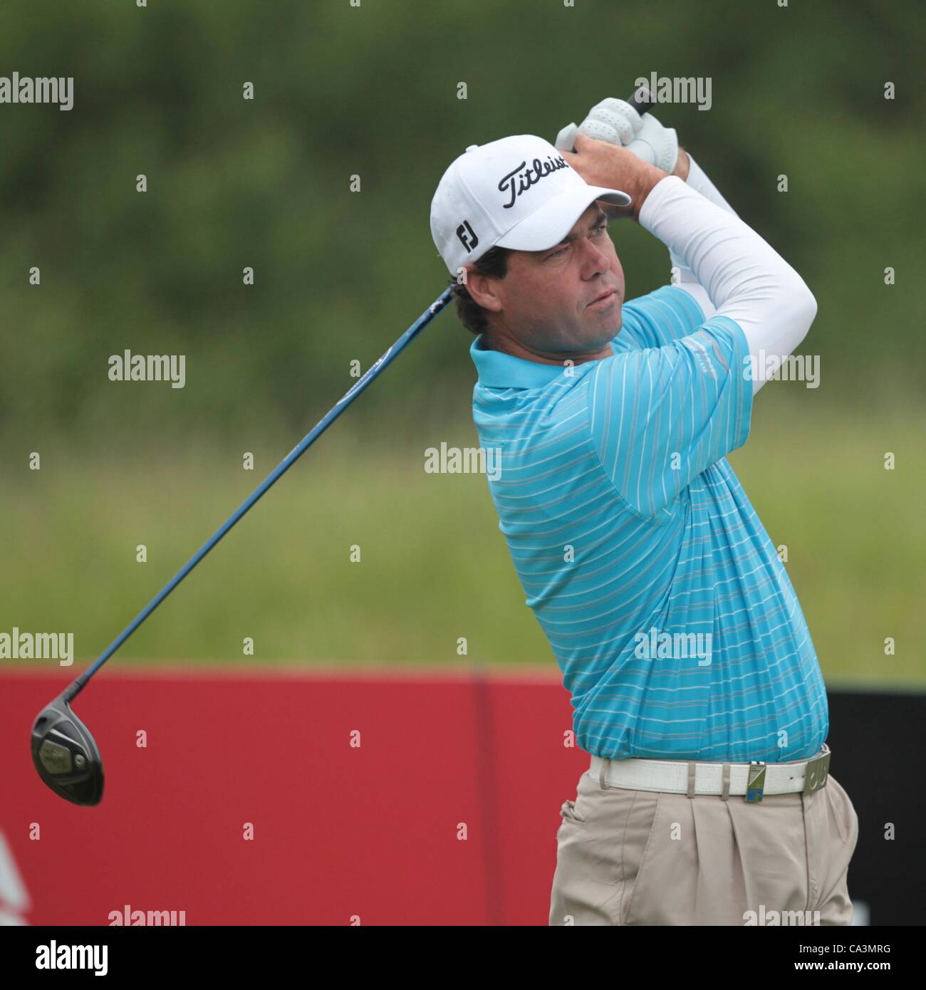 02.06.2012 Newport Wales. Keith Horne (RSA) in action on Day 3 of the ...