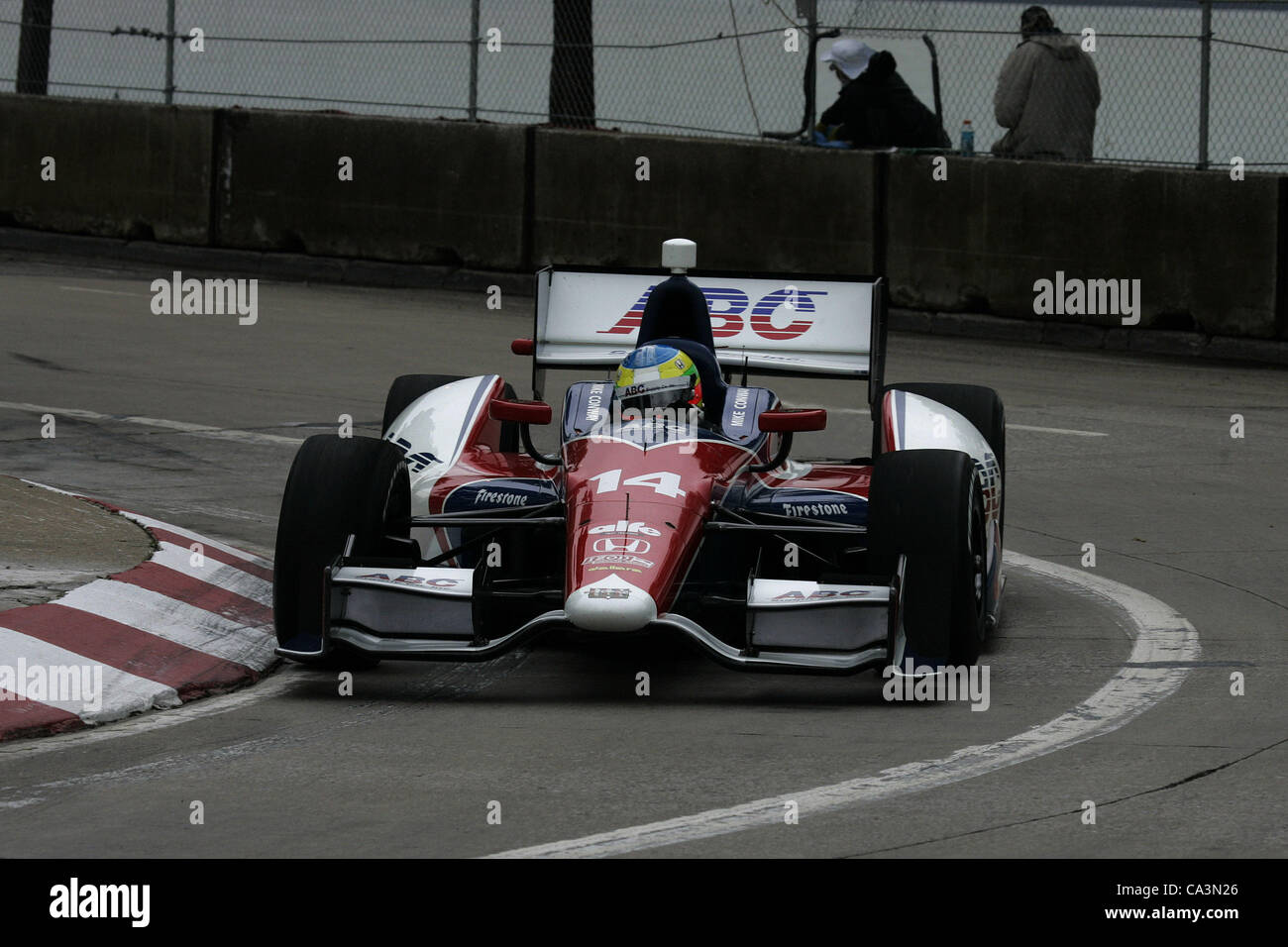 June 1, 2012 - Detroit, Michigan, U.S - IZOD Indycar Series, Chevrolet ...
