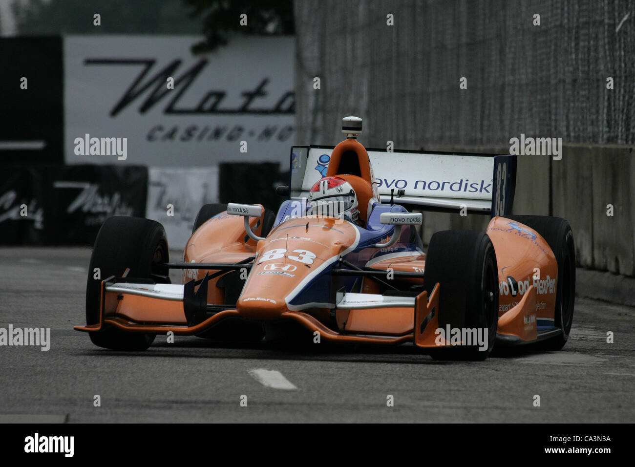 June 1, 2012 - Detroit, Michigan, U.S - IZOD Indycar Series, Chevrolet ...