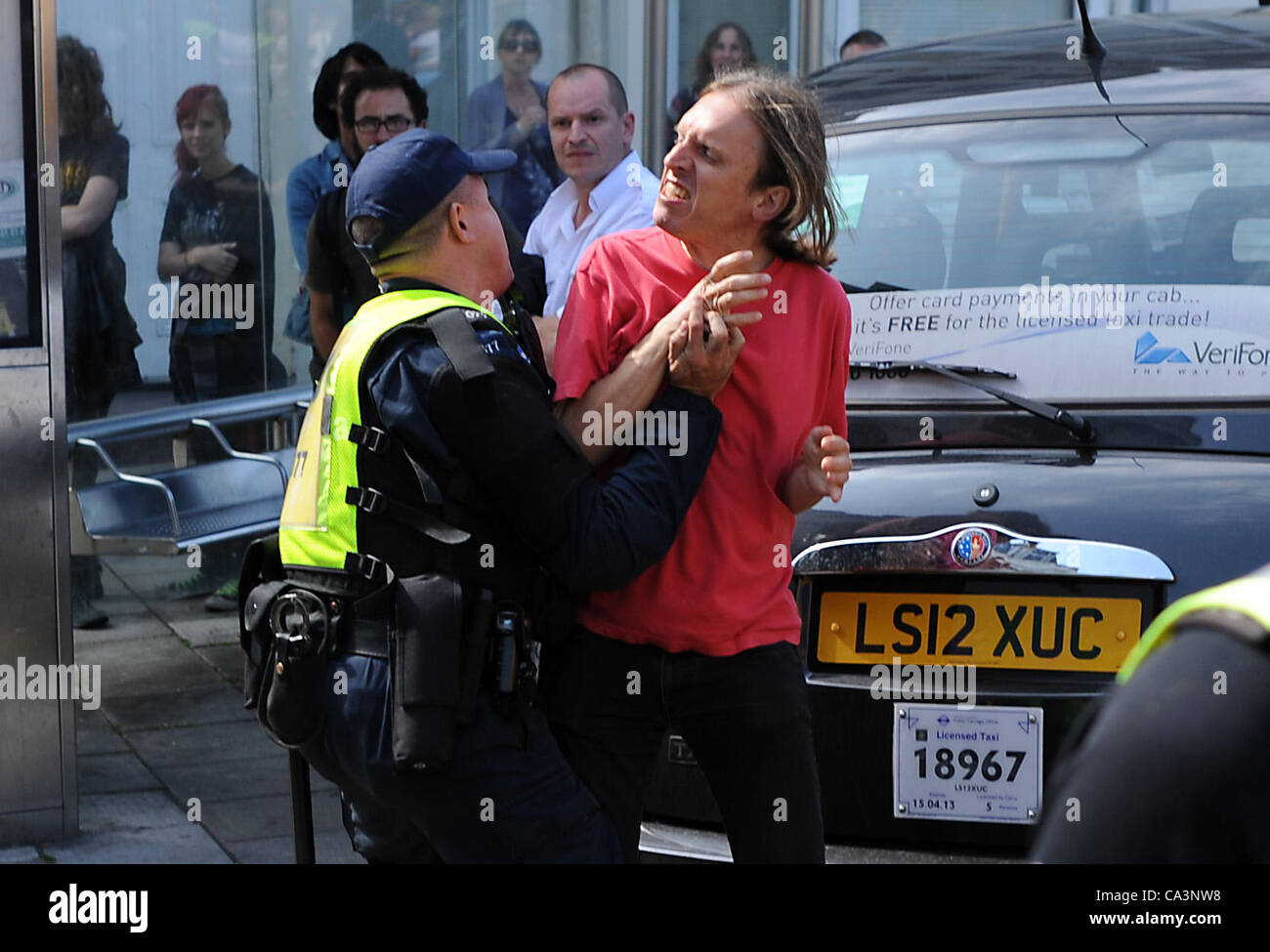 Angry police officers hi-res stock photography and images - Alamy