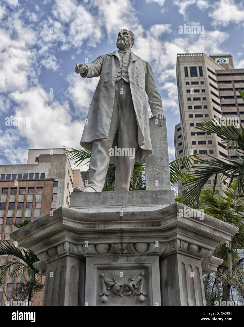 March 20, 2011 - Durban, Kwa-Zulu Natal, South Africa - A statue of ...