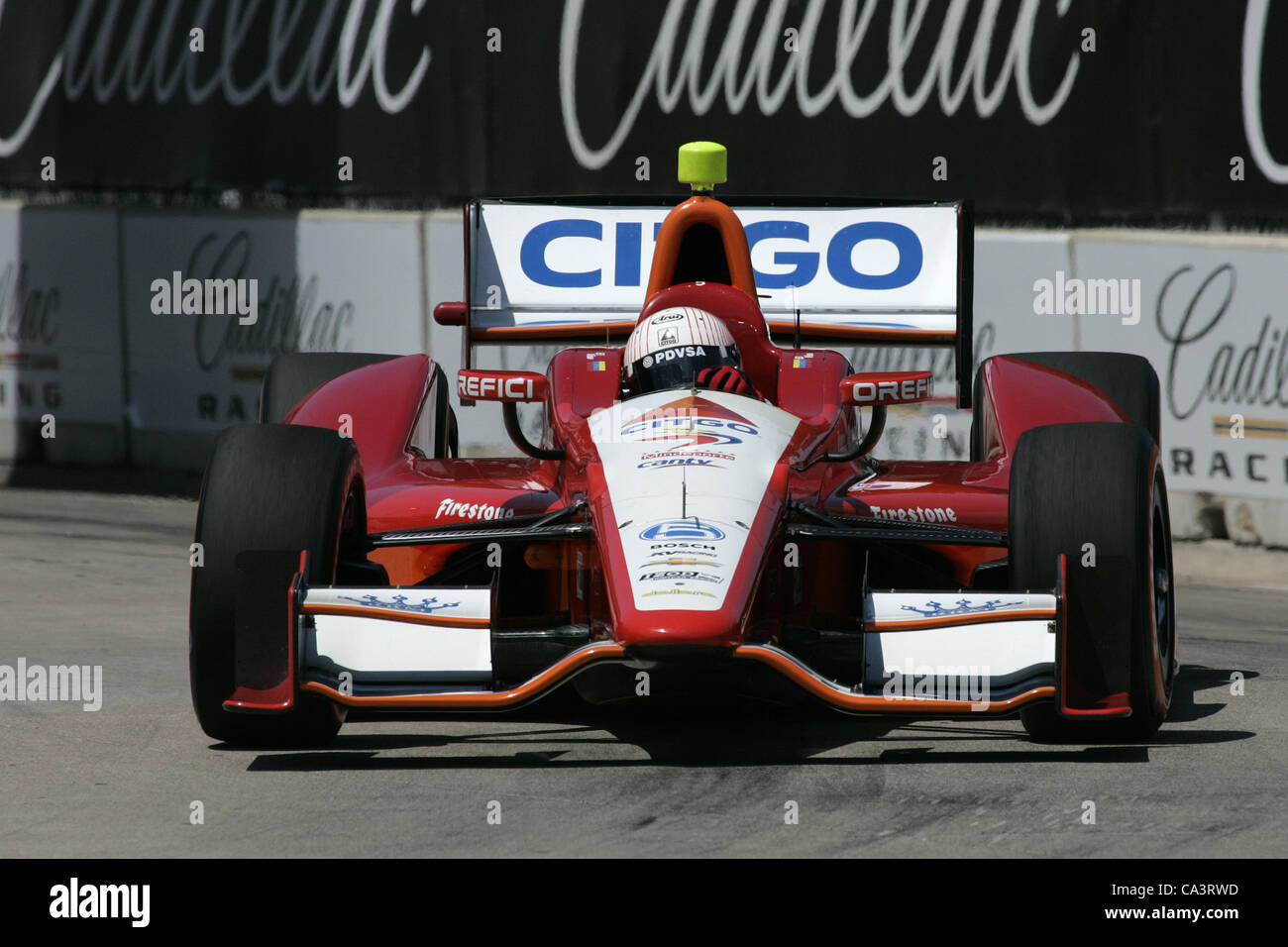 June 2, 2012 - Detroit, Michigan, U.S - IZOD Indycar Series, Chevrolet ...