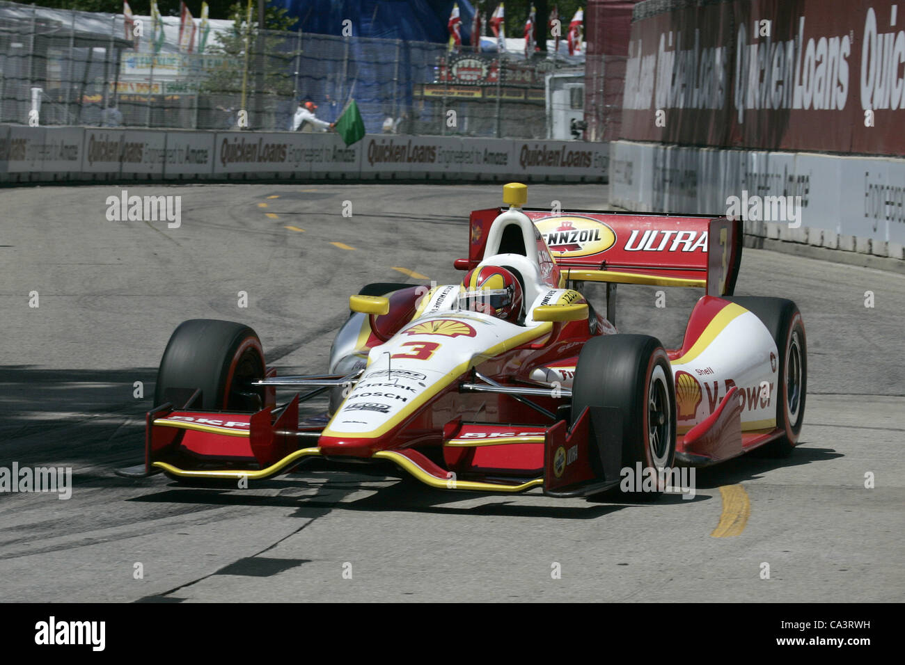 June 2, 2012 - Detroit, Michigan, U.S - IZOD Indycar Series, Chevrolet ...