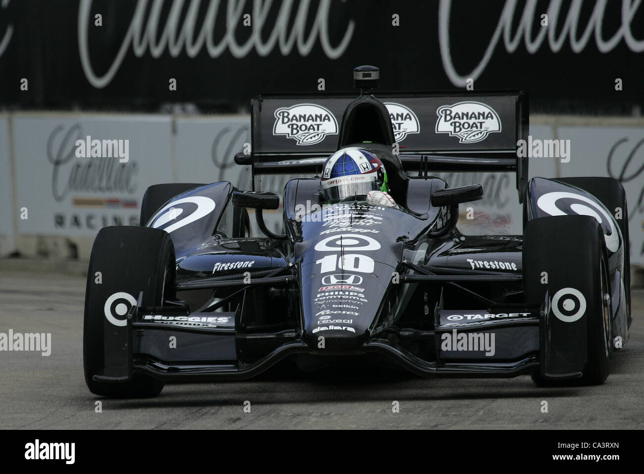 June 2, 2012 - Detroit, Michigan, U.S - IZOD Indycar Series, Chevrolet ...