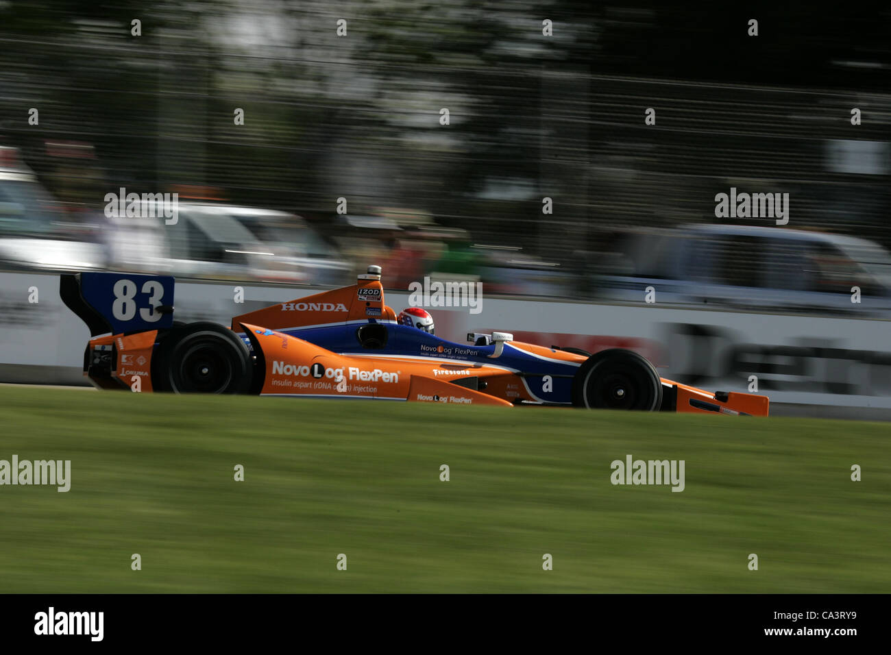 June 2, 2012 - Detroit, Michigan, U.S - IZOD Indycar Series, Chevrolet ...
