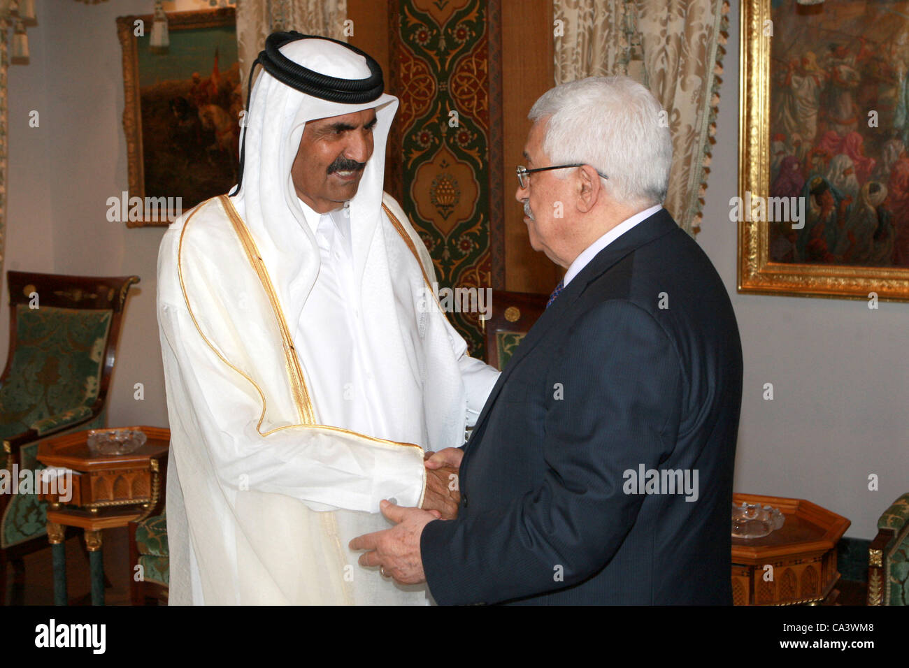 Sheikh hamad bin khalifa al thani hi-res stock photography and images ...