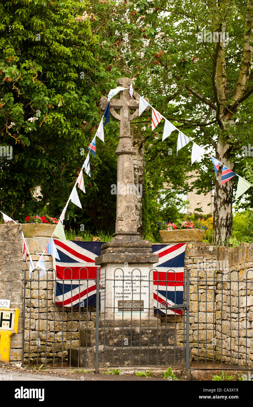 Village of Randwick in Gloucestershire, England, UK, attempts to break ...