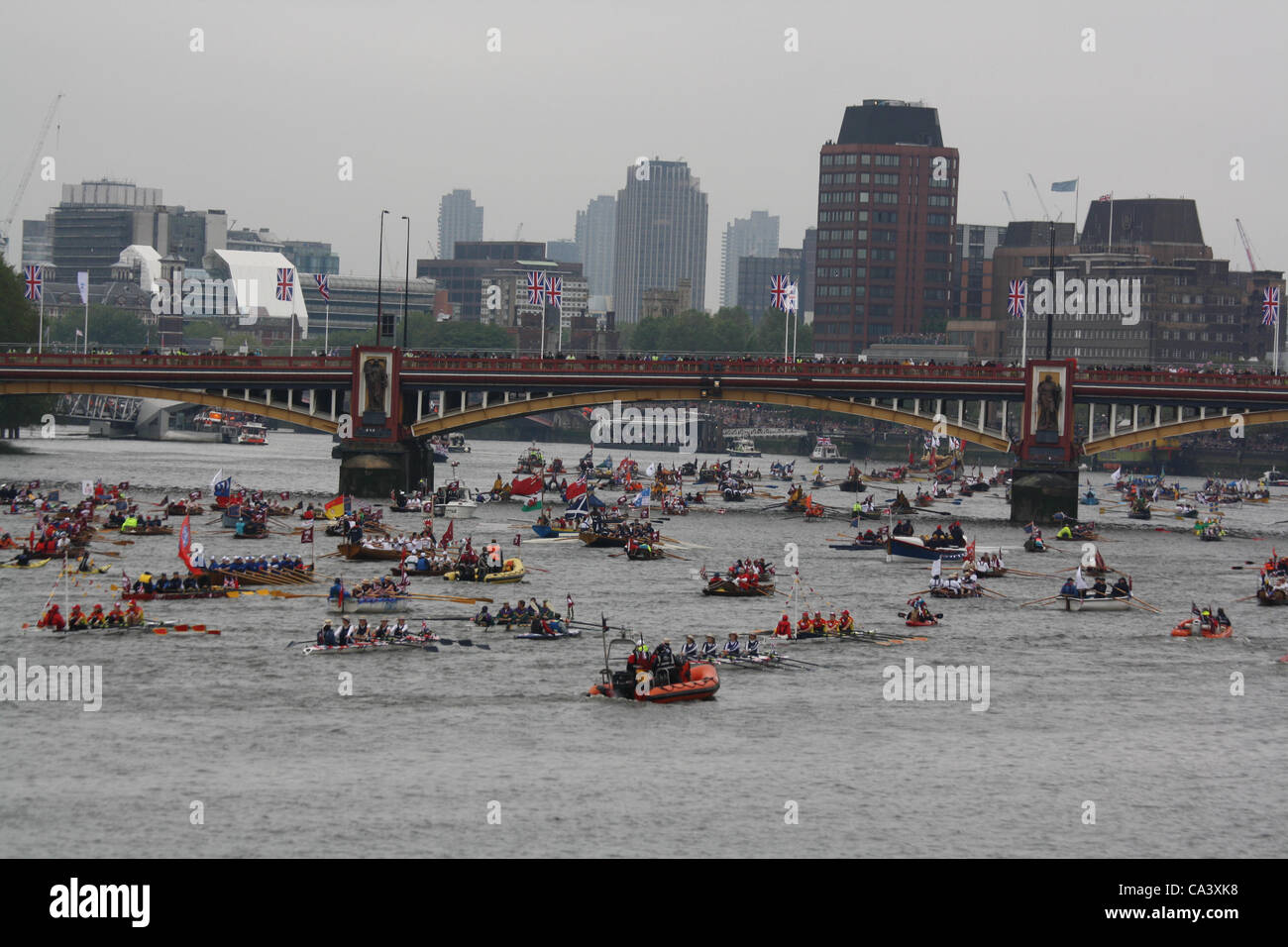 2012 diamond jubilee boats hi-res stock photography and images - Alamy