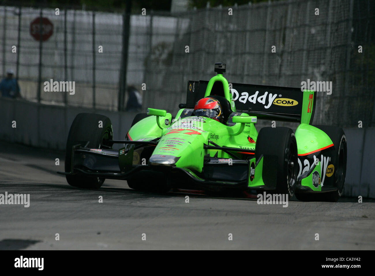 June 3, 2012 - Detroit, Michigan, U.S - IZOD Indycar Series, Chevrolet ...