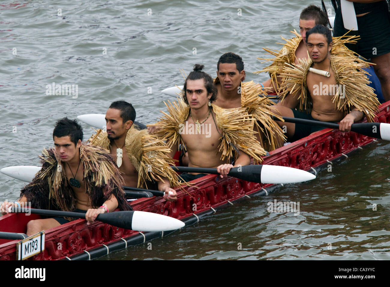 Waka maori thames hi-res stock photography and images - Alamy