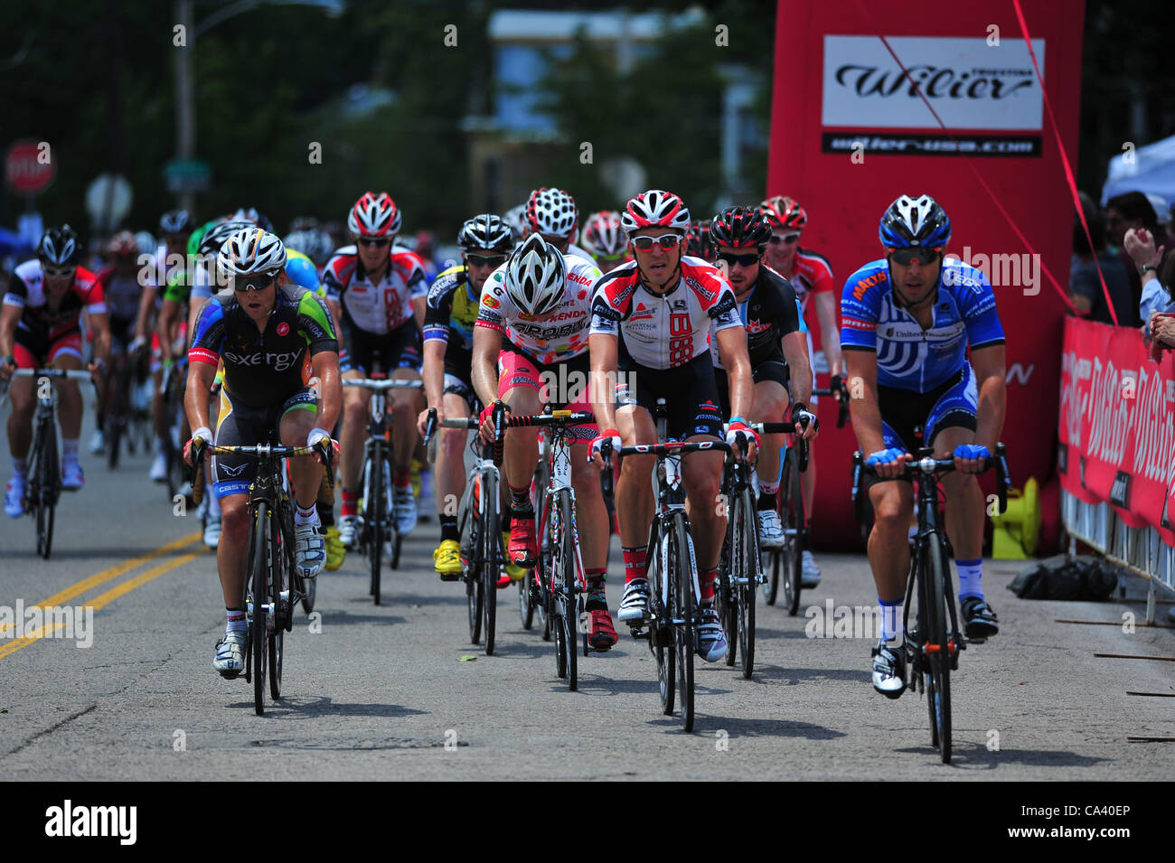 June 3, 2012 - Philadelphia, Pennsylvania, U.S - Men's pro cycling tour ...
