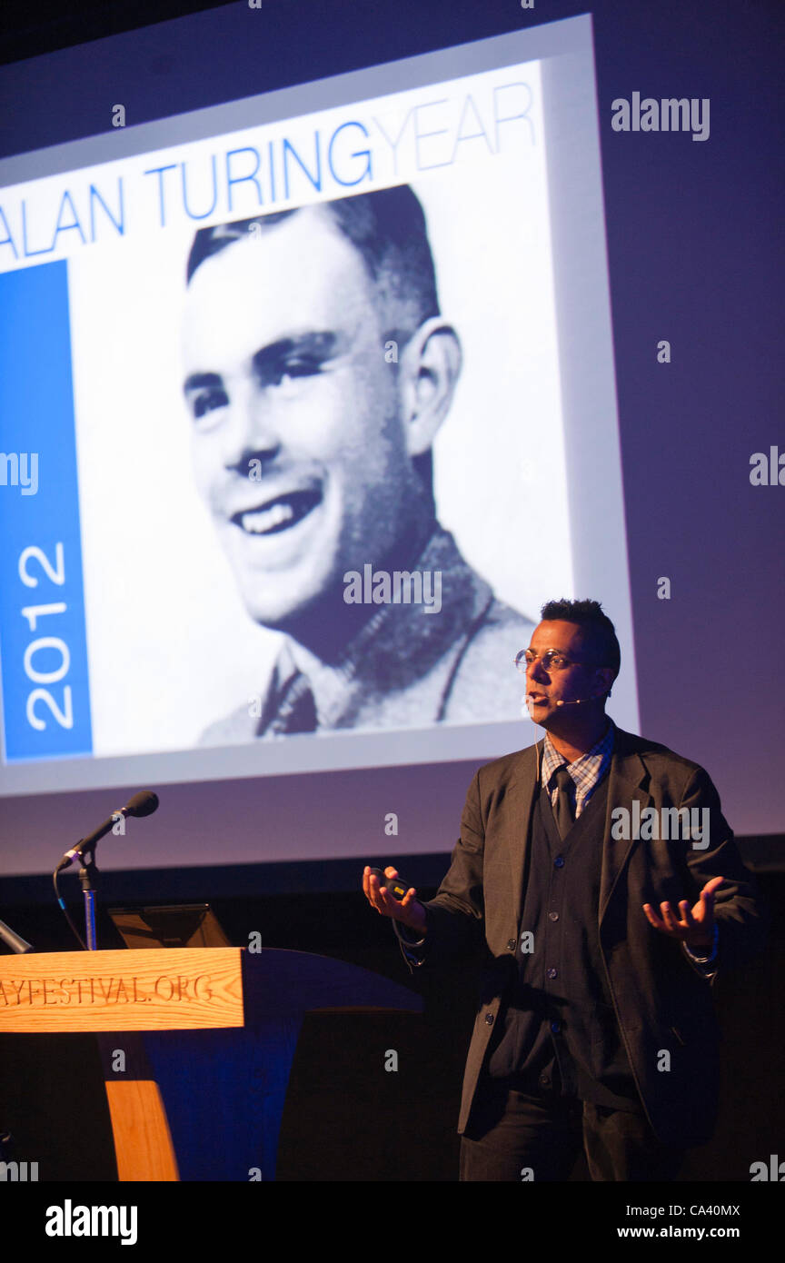 Sunday 3rd June 2012. Hay-on-Wye, Powys,Wales,UK. Simon Singh, the ...