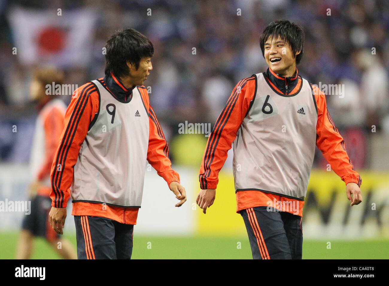 (L to R) Kengo Nakamura (JPN), Ryo Miyaichi (JPN), June 3, 2012 ...