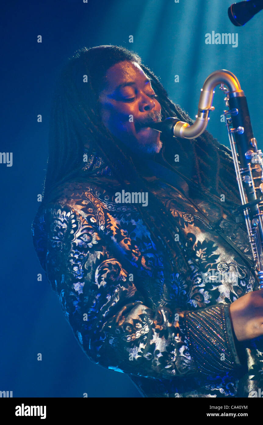 Sunday 3rd June 2012. Hay-on-Wye, Powys, Wales, UK. British jazz ...