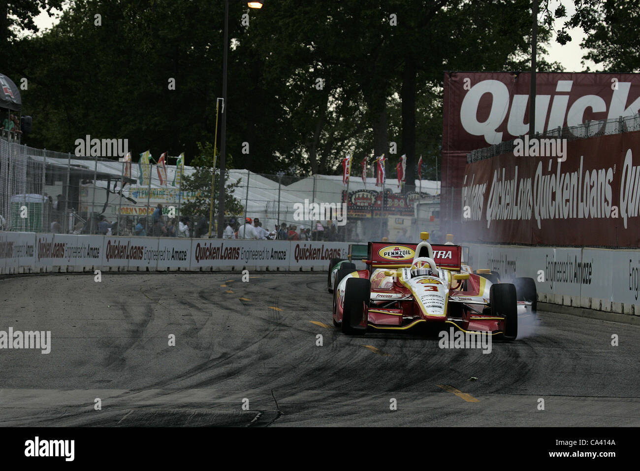June 3, 2012 - Detroit, Michigan, U.S - IZOD Indycar Series, Chevrolet ...