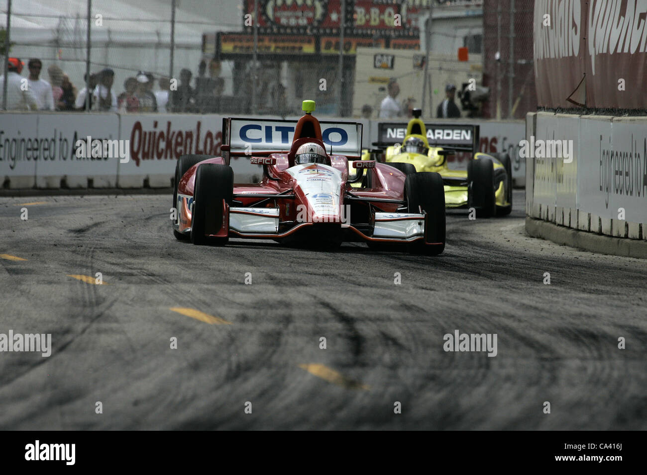 June 3, 2012 - Detroit, Michigan, U.S - IZOD Indycar Series, Chevrolet ...