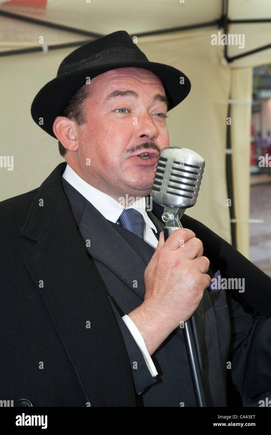 Sunday 03 June 2012:Harry Sydney performing at the Buskival Festival ...