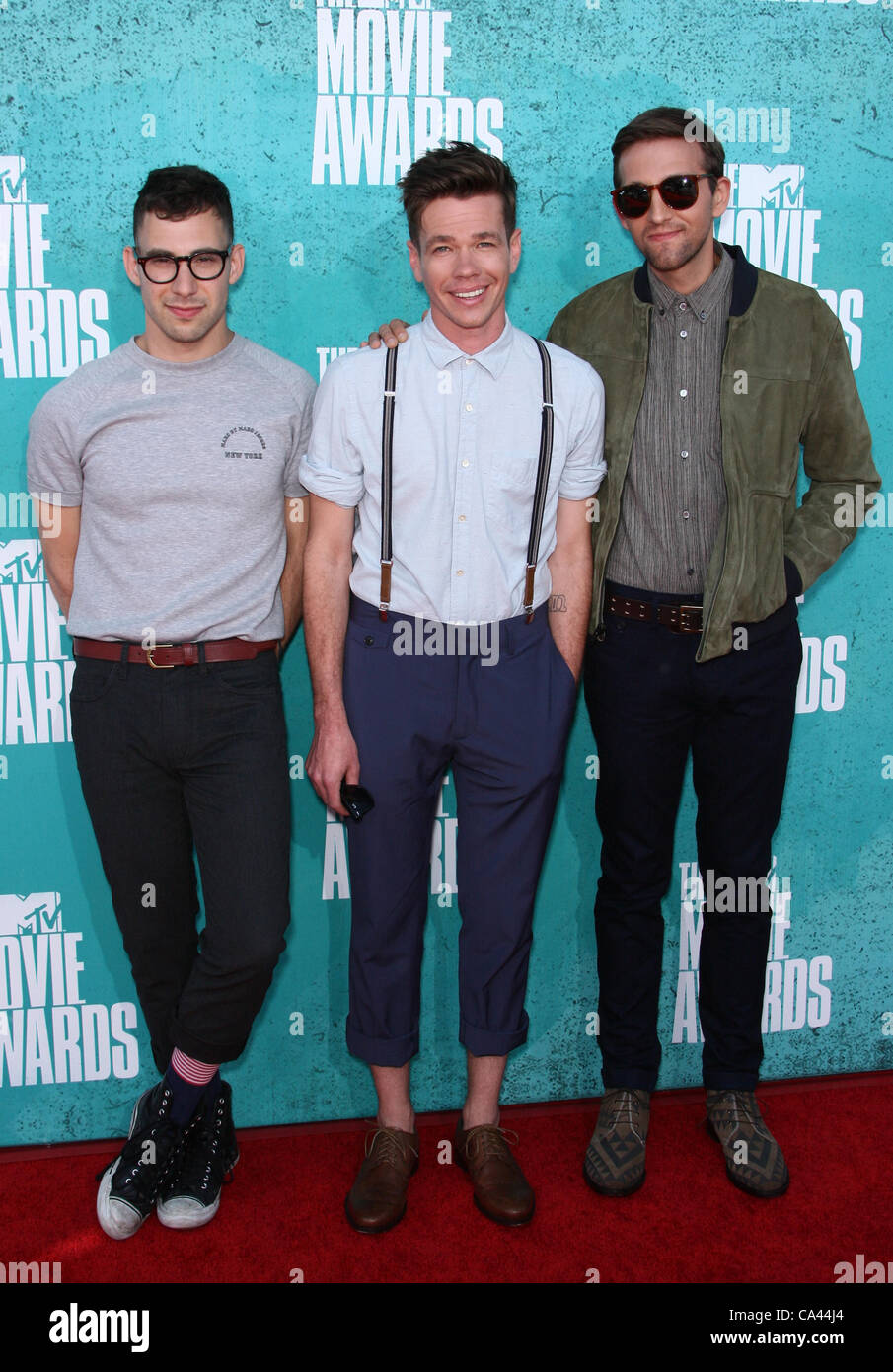 FUN THE MTV MOVIE AWARDS 2012. ARRIVALS LOS ANGELES CALIFORNIA USA 03 ...