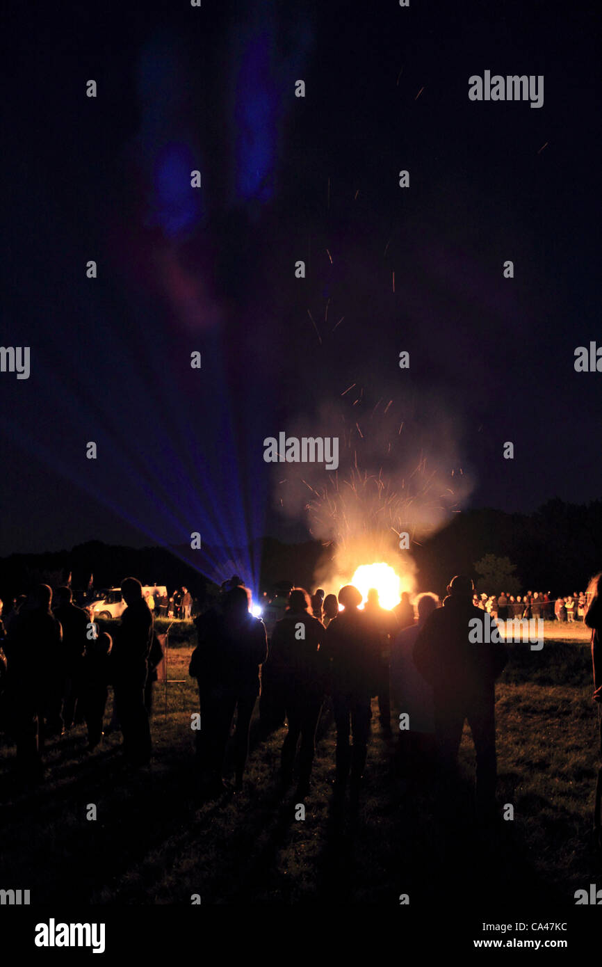 Jubilee beacon fire bonfire hi-res stock photography and images - Alamy