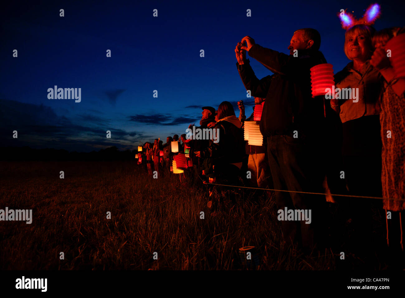 Queen's jubilee bonfire beacon hi-res stock photography and images - Alamy