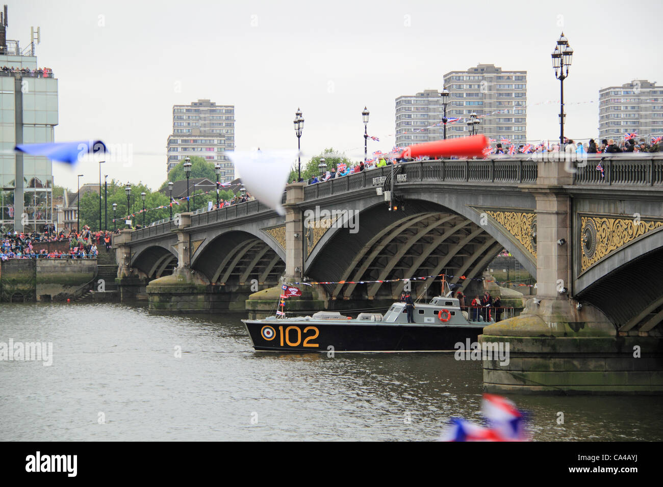 RAF HSL102 (High Speed Launch), WW2 sea rescue boat, Diamond Jubilee ...
